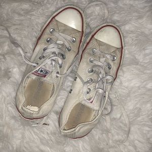 Converse | Shoes | White Converse Chuck Taylor All Star Low Top | Poshmark